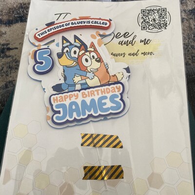 Bluey Happy Birthday Banner - Etsy