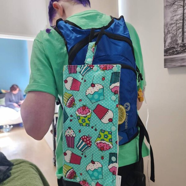 Over the Shoulder Tpn/hydration/feeding Pump Backpack - Etsy