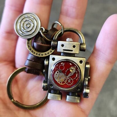 Steampunk Robot/android Robot/ Funky Robot Necklace/birthday Present ...