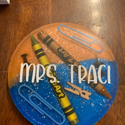 Customized Teacher Coasters - Etsy