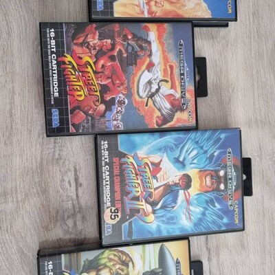 Replacement Cover Mortal Kombat Arcade Edition PAL Hack Version SEGA Megadrive Custom ...