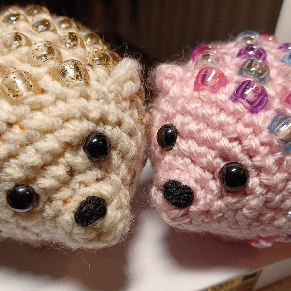 Beaded Fidget Hedgehog Crochet Pattern Crochet Fidget Toy Fidget ...