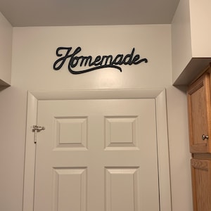 Farmhouse Decor, Handmade Wooden Homemade Sign, Wall Decor, Kitchen ...