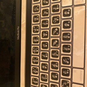 37 ASL Alphabet Keyboard Stickers Sign Language Stickers - Etsy