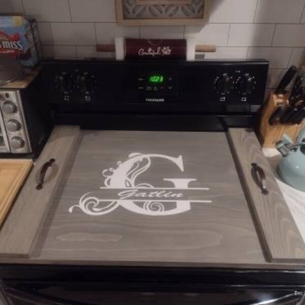 Handmade Stovetop Cover/ Noodle Board Housewarming Gift Custom Made to ...
