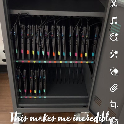 Classroom Laptop Label for Classroom Organization With Color Coded ...