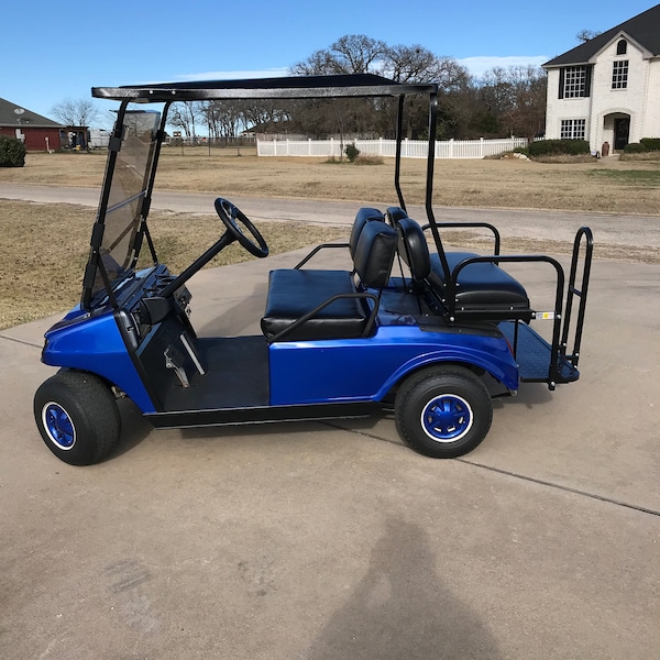 4pc Led Blue Golf Cart Kart Neon Under Body Underglow Light 12V Custom ...
