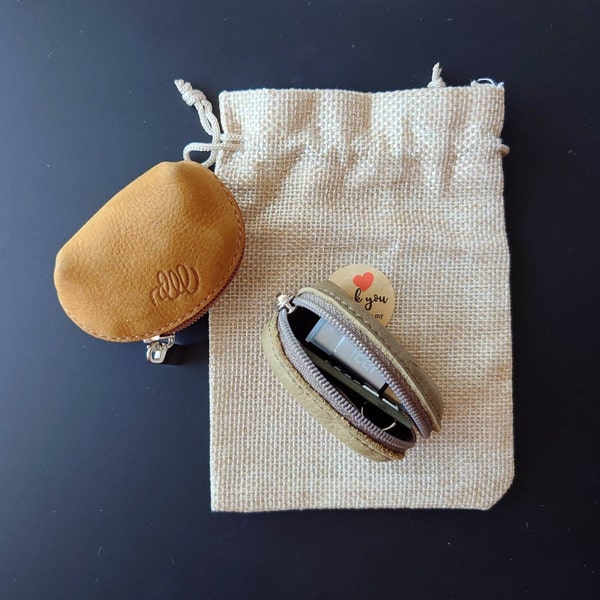 Tiny Leather Coin Purses, Mini Coin Purses, Coin Bags, Tiny Folding ...