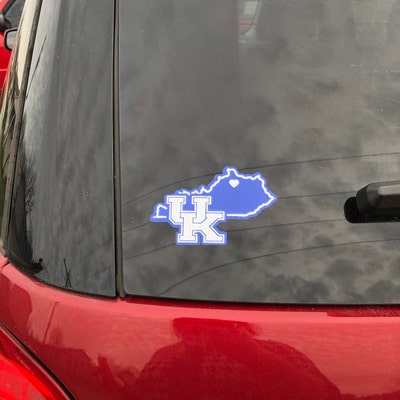 Univeristy of Kentucky State Decal UK Car Decal Laptop Decal Sticker ...