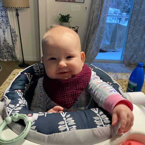 Absorbent Dribble Bibs. Baby Bandana Bibs Baby Burp Cloth. Organic Baby ...