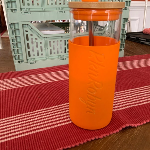 Matcha Tea Storage Container • Glass Matcha Jar With Acacia Wood Lid ...