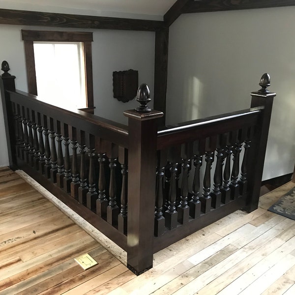 Wood Finial Replacement Bed Post 4-7/8 H X 2-3/4 W X 1-3/4 Base. Wood ...