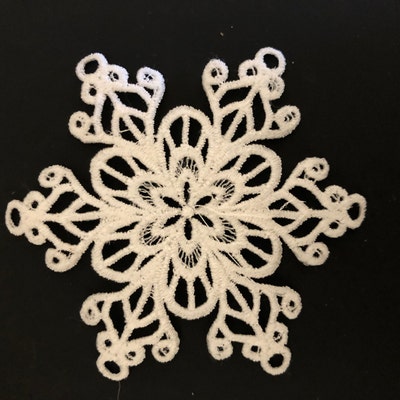 FSL Snowflakes Free Standing Lace Ornament Machine Embroidery Designs ...