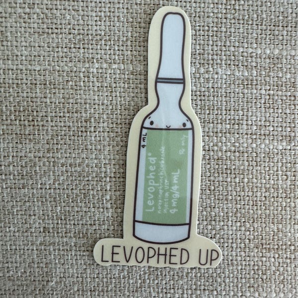 Pharmacy Propofol Vinyl Sticker - Die Cut Medical Pun Jokes Waterproof ...