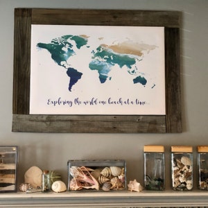 Marble World Map Wall Art Custom Quote Print Marble Texture - Etsy UK