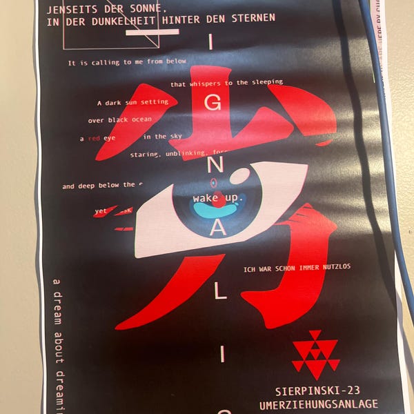 SIGNALIS Inspired - Wake Up. Poster - Etsy