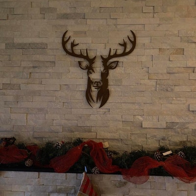 Deer Laser Cut Dxf Glowforge Svg Xtool D1 File Wall Art Decor Pattern ...