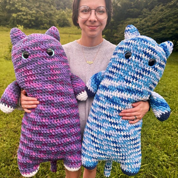 Big Long Cat Crochet Pattern. Create You Own Big Long Cat Amigurumi ...