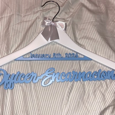 Personalized Hanger, Custom Hanger, Name Hanger, Wedding Hanger, Bride ...