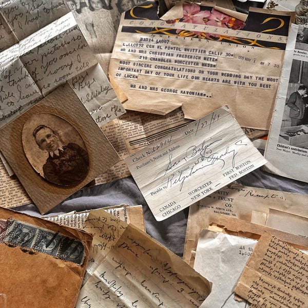 Mixed Ephemera Lots Letterheads-vintage Paper Ephemera/scrapbooking Pieces. Junk Journal, Crafts ...