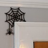 Halloween Door Corner Sign, Spider Web Halloween Decor, Halloween ...
