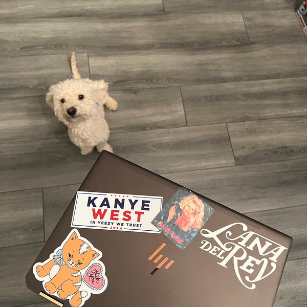 Kanye West 2024 President Campaign 3” X 2” Sticker - Great for ...
