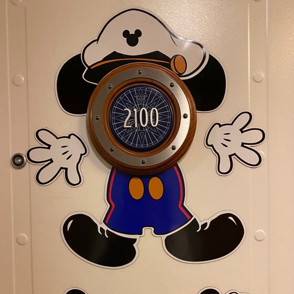 Disney Cruise Door Magnets Captain Mickey (not Laminated Paper) Mickey ...