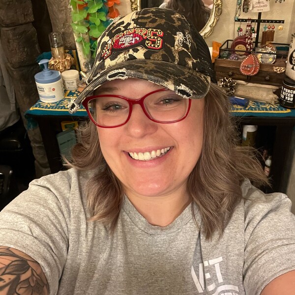 San Francisco SF 49ers Script Bling Black Hat Hand Jeweled SWAROVSKI ...