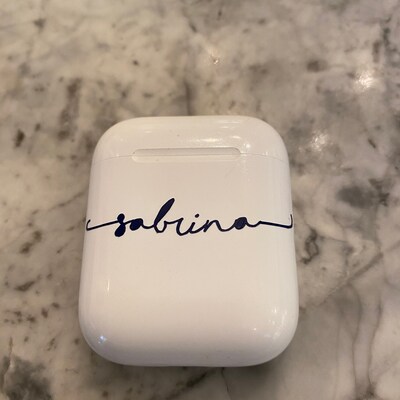 Airpods Sticker Airpods Decal Name for Airpods Custom Airpods Vinyl ...