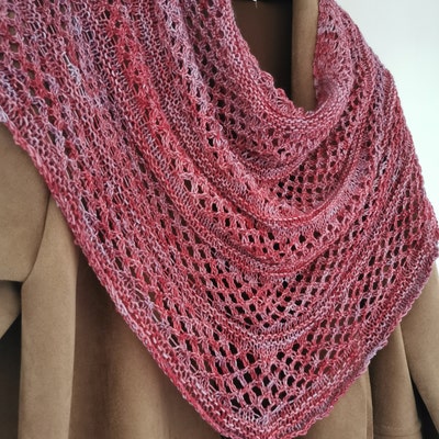 Citron Shawlette PDF KNITTING PATTERN - Etsy