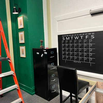 Weekly Calendar Vinyl Decal for Dry Erase Board or Frame 16 X - Etsy