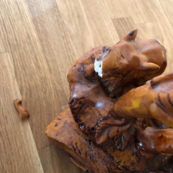 Majestic Onyx Guardian Metal Black Elephant With Stand Handcrafted ...