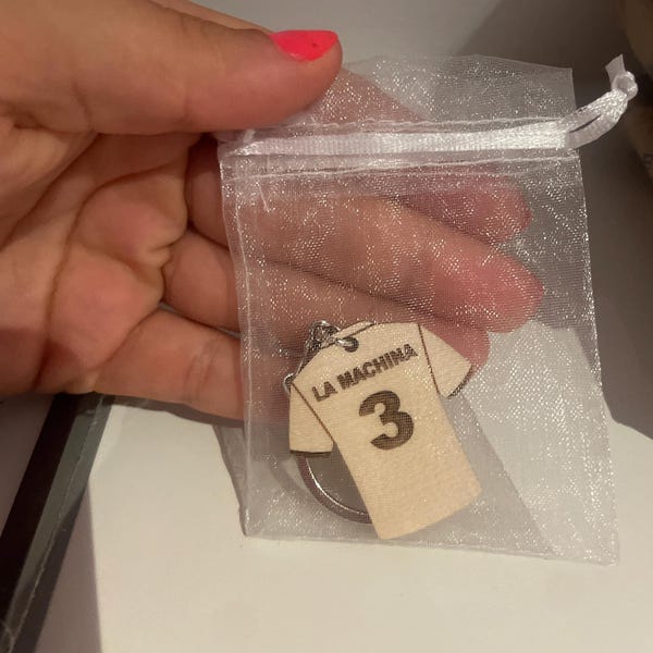 Personalized Interlocking Heart Wooden Keyring / Keychain Set With ...