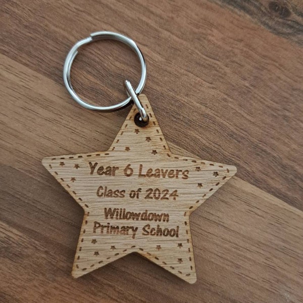 Year 6 Leavers, Class of 2024, School Leavers Keyring Sets, Teacher ...
