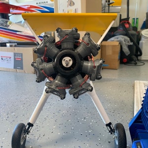 1:5 Scale Replica Continental R-670 Radial Engine Kit PT-17 PT-23 R-670 ...