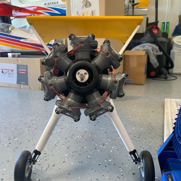 1:5 Scale Replica Continental R-670 Radial Engine Kit PT-17 PT-23 R-670 ...