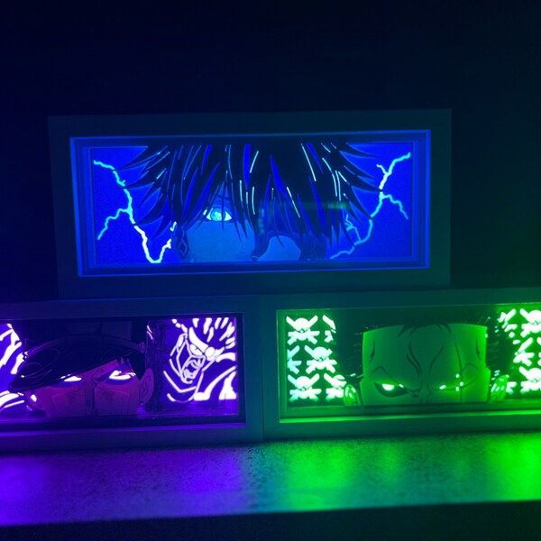 Anime Lightbox Anime Inspired Night Light Anime Inspired LED Light Box ...