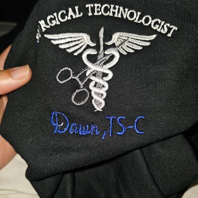 Healthcare Nurse Jacket RN Jacket Sweatshirt Embroidered Medical ...