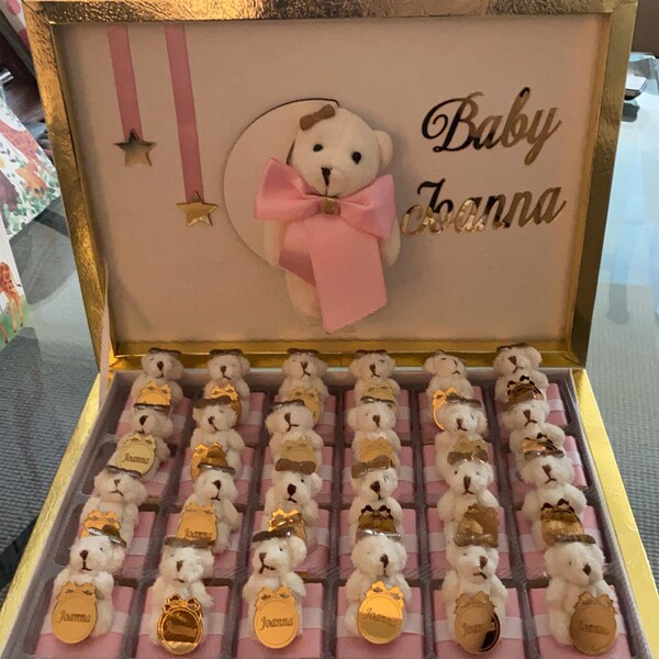 Personalized Newborn Baby Chocolate | Welcome Baby Chocolate | Baby ...
