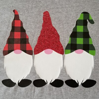 Three Gnome Cut File Eps,png,dxf and Svg File for the Cutting Machines ...