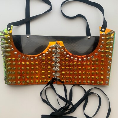 Iridescent Scalemail Chainmail Cape Shoulder Scalemaille Scale - Etsy