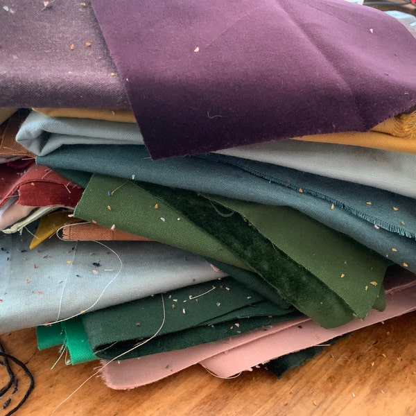Velvet Fabric Remnants // Velvet Fabric Scraps // Fabric Remnants ...