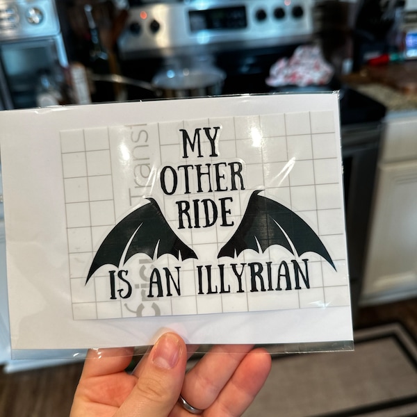 My Other Ride is an Illyrian | Book Lovers Gift | Vinyl Decal | Car ...