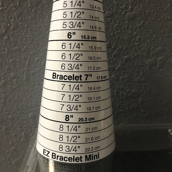 EZ Sizer, Bracelet Mandrel, Travel Size | GAU-110.10 - Etsy