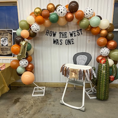 Wild West First Rodeo Birthday Party Decor for Boy Cowboy Balloon ...