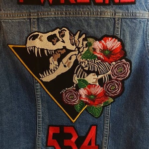 14 Custom Rocker Patch , Motorcycle Patches for Jackets , Iron on or ...