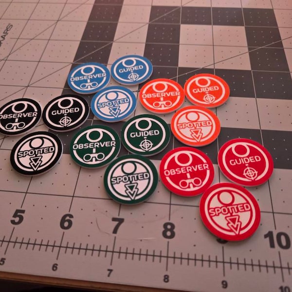 One Piece TCG Tokens Modifiers and Ability Used Counters Gold and ...