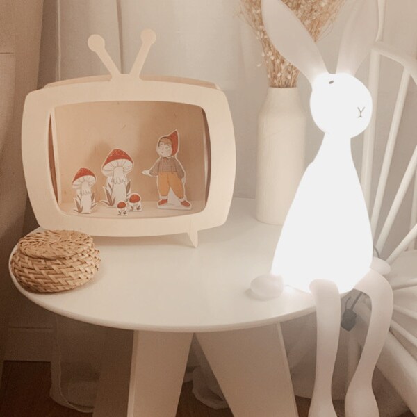 Mini Wood TV Plywood Decor for Kids Television - Etsy