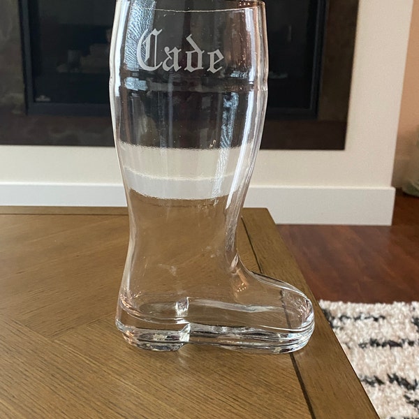 Personalized Beer Boot, Monogrammed Beer Boot, Das Boot, Bier Boot ...