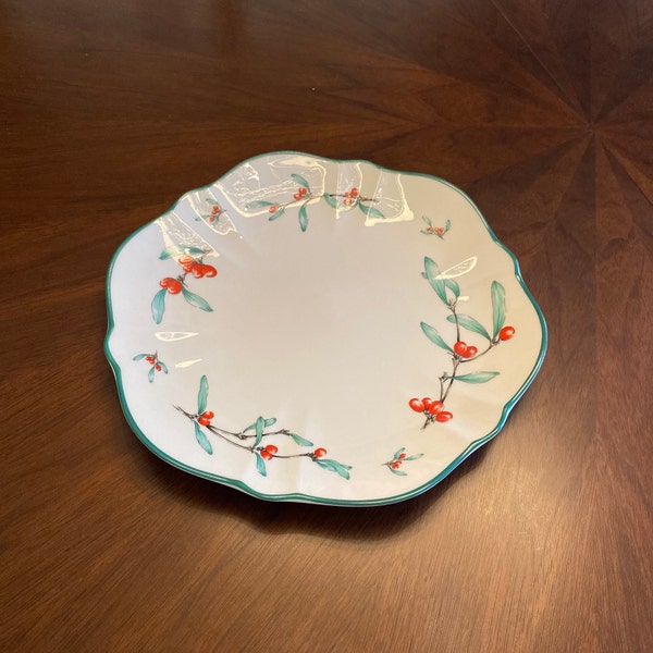 Sparkling Cut Glass Flower Vase, Hand Blown Pedestal Container in ...